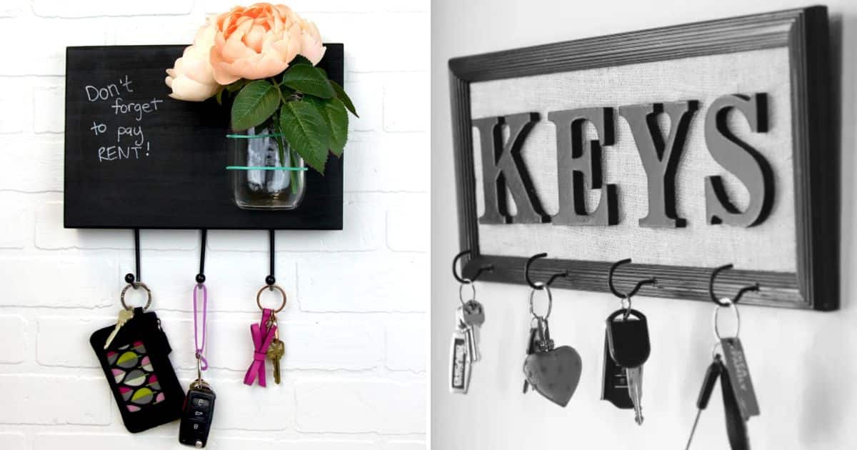 19 DIY Key Holder Ideas to Keep Your Keys Organized and Stylish ...