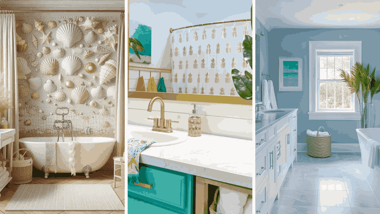 29 Beach-Themed Bathroom Decor Ideas - HandyCraftsHub